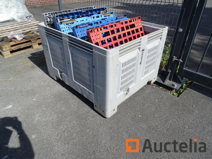 1 Nestable pallet perforated PVC box (except cart) - Handling & Storag ...