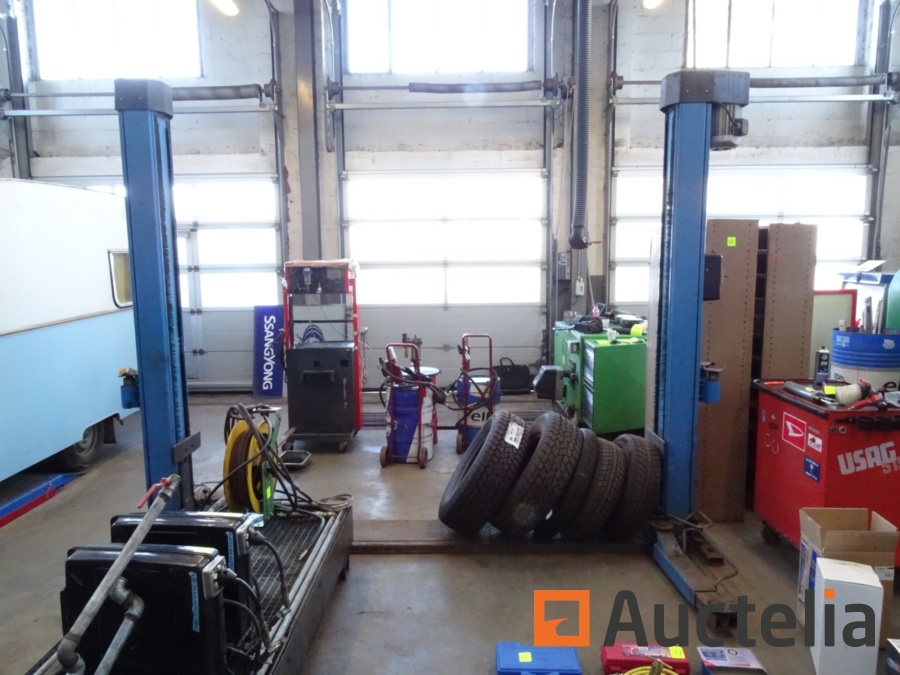 2 columns car lift Hofmann: GTE 2500 duolift - Garage accessories ...