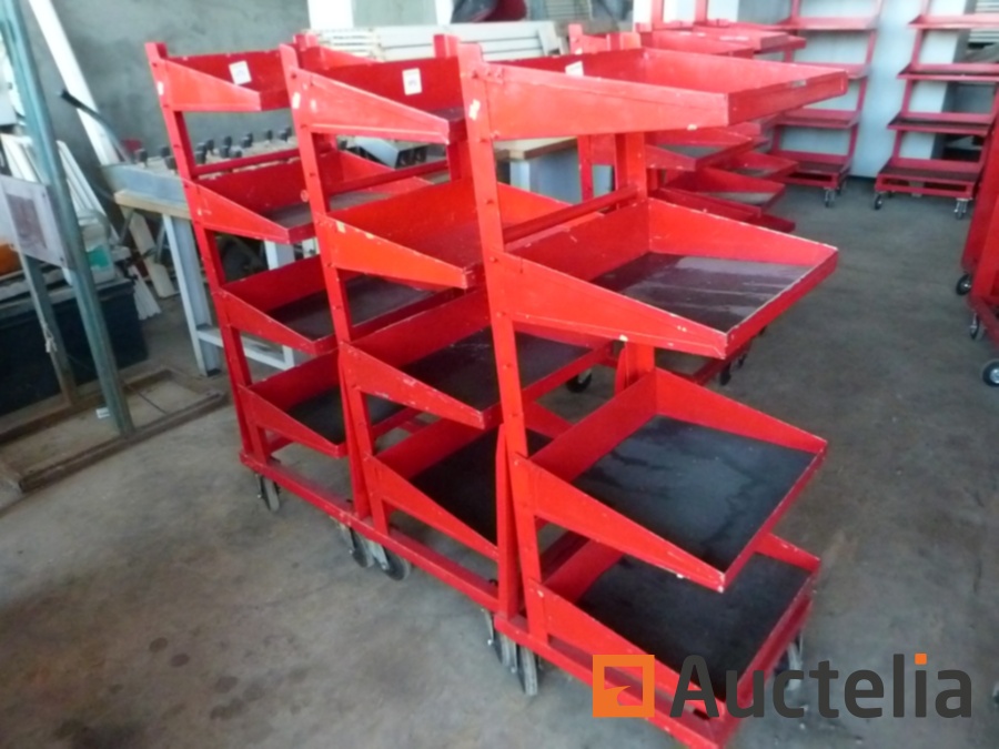 3 on wheels Metallic Trolleys - Transport - Logistics - auctelia.com