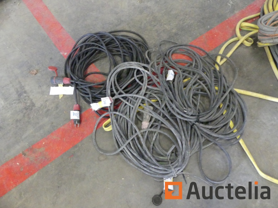 4 Extension cables single phase - Electrical equipment - auctelia.com
