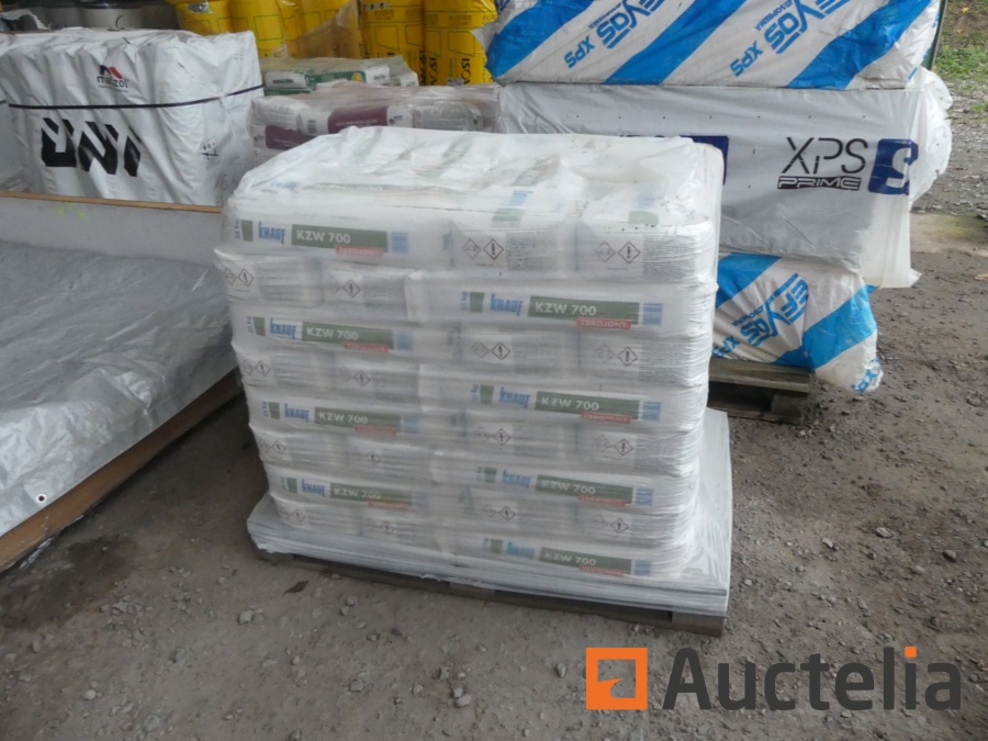 48 Bags of glue and coating for façade insulation EPS Knauf KZW700 - C ...