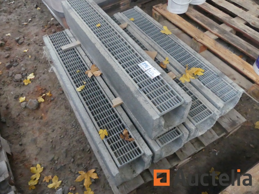 5 Concrete drainage drains - Gutters - auctelia.com