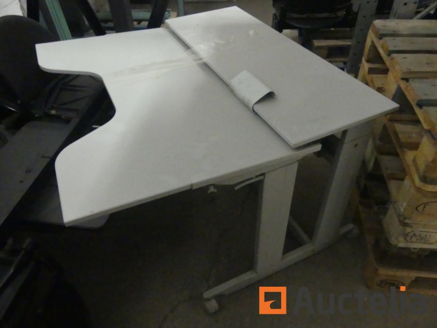 5 Tabels height-adjustable SIS office tables on wheels - Office furnit ...