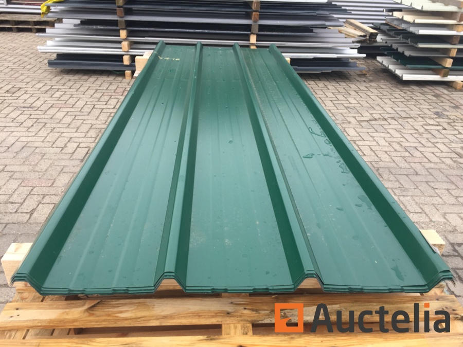 7 Roof Plates | Facade Plates | Metal | New | Unused - 300 x 105 cm ...