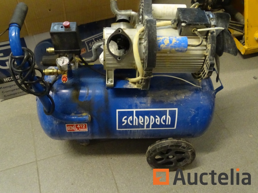 Air Compressor 50 LT Oil-Lubricated Scheppach HC52DC - Compressors ...
