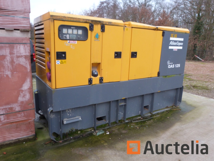 Atlas Copco QAS 125 Generator Set - Construction - Generators ...