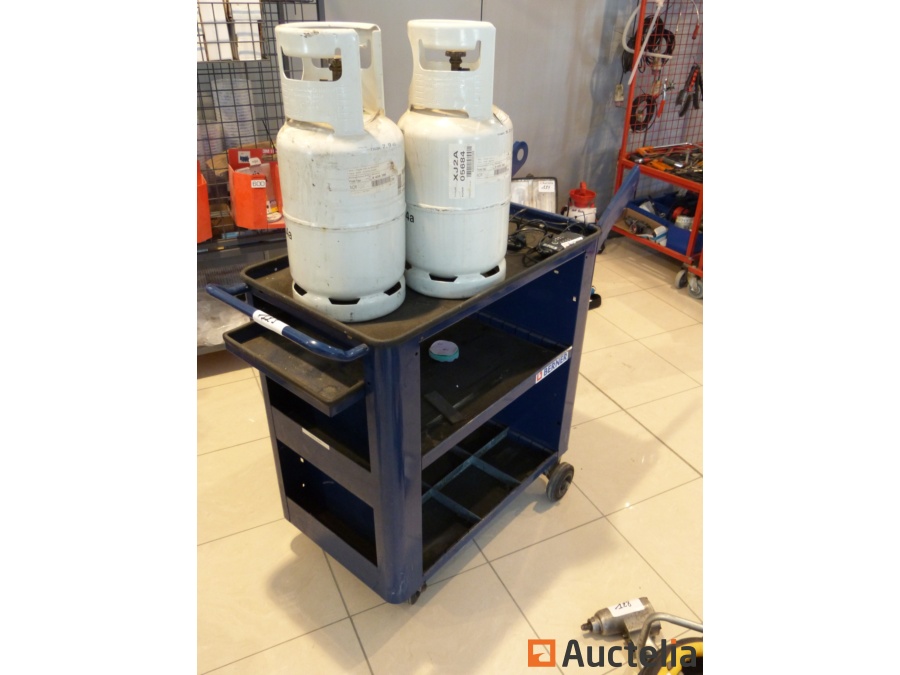 Berner Tool trolley - Refrigerant Gas Cylinder for airconditioning - D ...