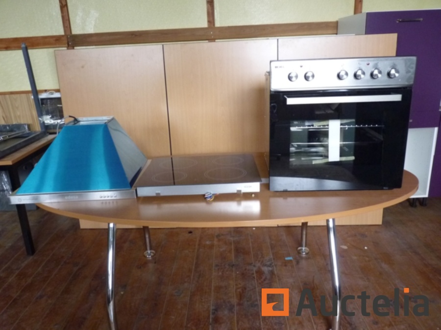 Bexel BAS 808 X built-in oven set, Schott Ceran 800 C-RL ceramic hotpl ...