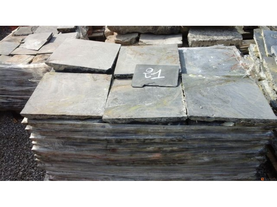 Blue stone slabs - Construction - Construction materials - auctelia.com