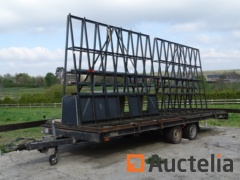 Bobcat loader, trailer, trestles, chassis, tools. - Construction ...
