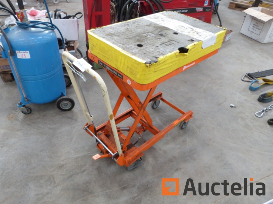 Cart with lift Tablet Bishamon - Metalworking - auctelia.com