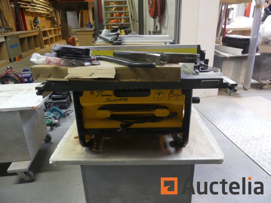 Circular saw on DEWALT DW745 QS portable table Metal slitting saws auctelia