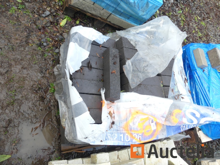 Concrete blocks 1 cleaved face - Construction materials - auctelia.com