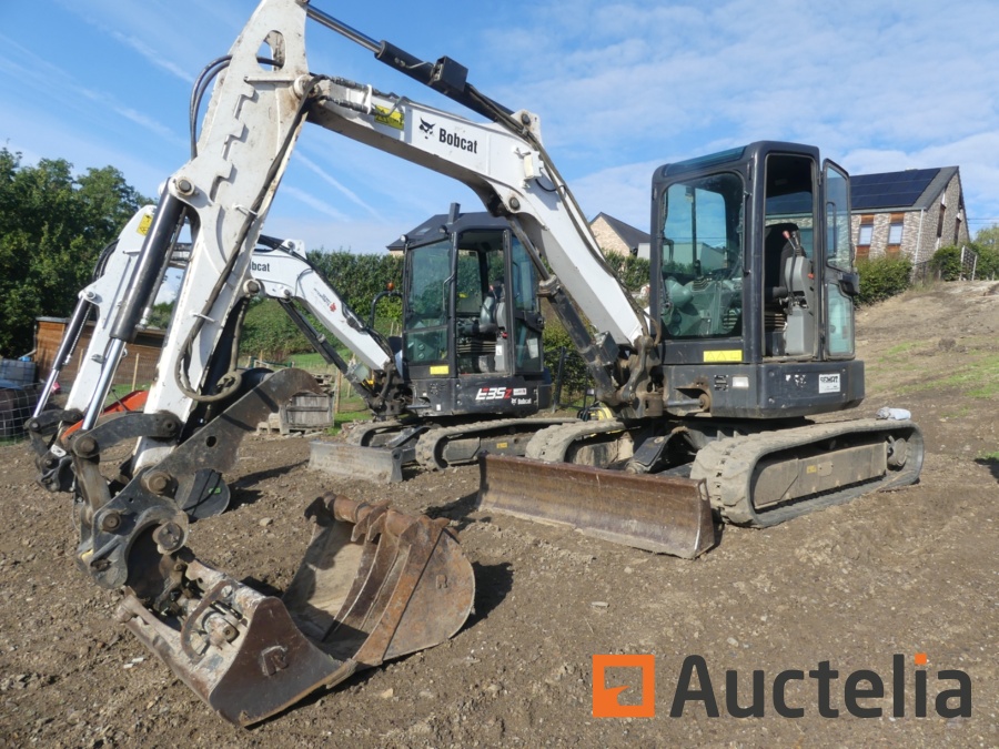 Crawler excavator Bobcat E50 rubber - Crawler excavators - auctelia.com