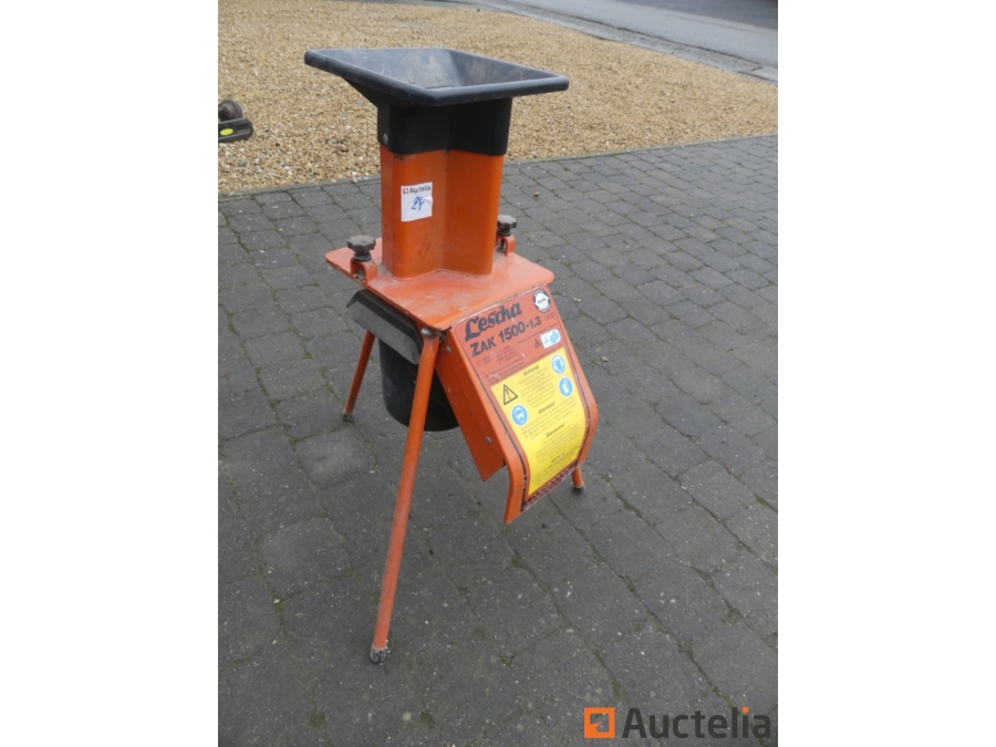 Electric green waste shredder Leischa Zak 1500-1.3 - Garden equipment - auctelia.com