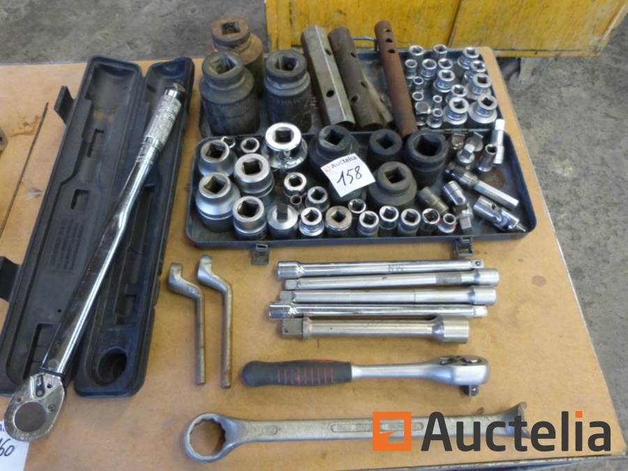 Facom, MOB, Gedore, Torque wrench, sockets and extensions for keys ra ...