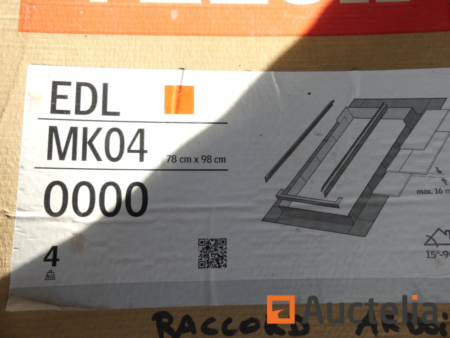 Fitting of window for slate roof Velux EDL MK04 - Windows - auctelia.com