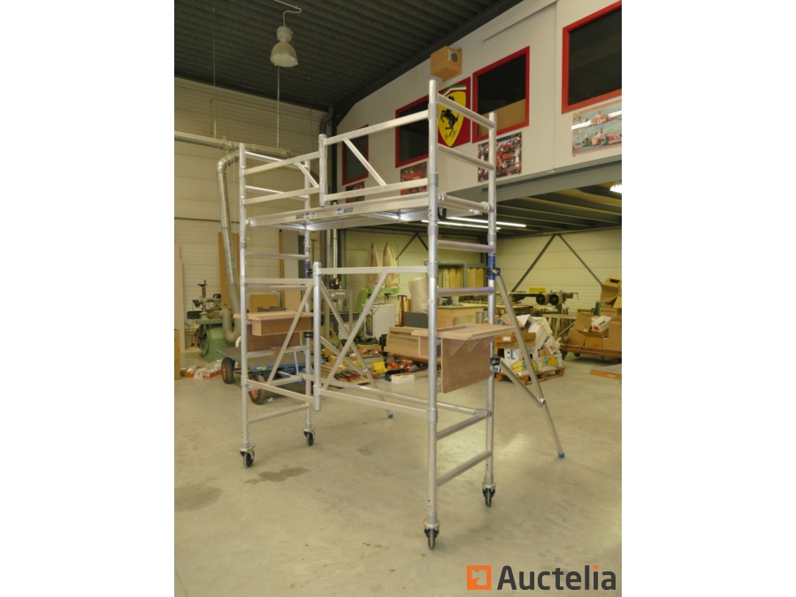 Foldable mobile aluminum scaffolding ASCgroup A-class platform - Scaff ...