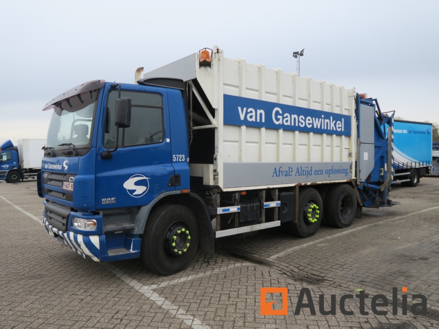 Garbage truck DAF CF 75.250 (2004) - Matis 5723 used at auction - Auctelia