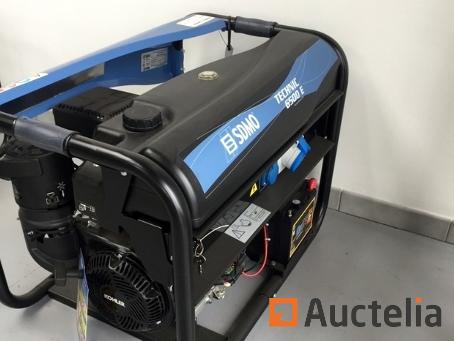 Generator SDMO TECHNIC 6500 E AVR - Construction - Generators - auctelia.com
