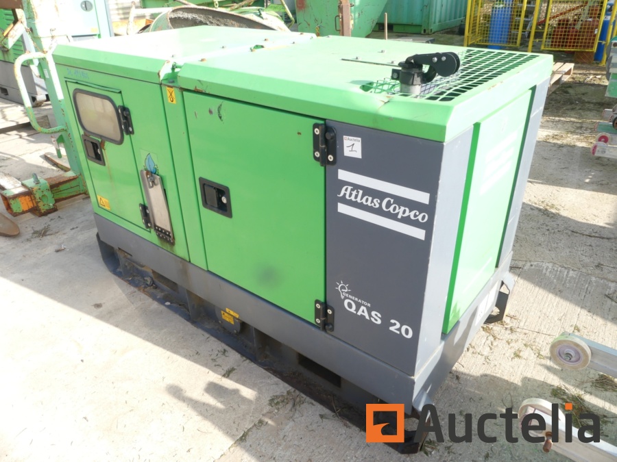 Generator set Atlas Copco QAS 20 - Generators - auctelia.com