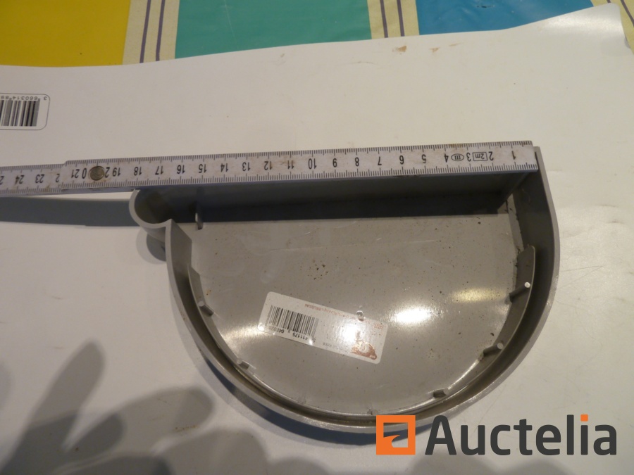 HALF-MOON PVC GUTTER BOTTOM Diameter 160: 20 pieces - Construction - C ...