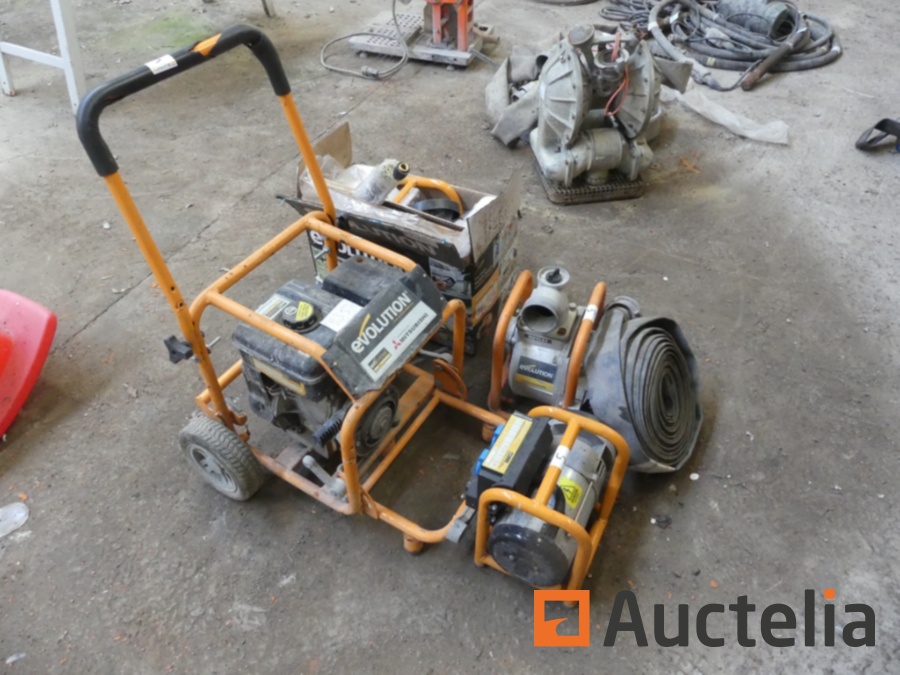 High pressure cleaner, generator, water pump Evolution - Construction ...