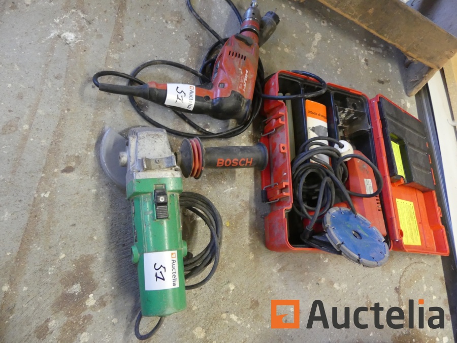 Hilti drill, PVC welder Hilti, Hitachi deburrer - Hand tools - Drill ...