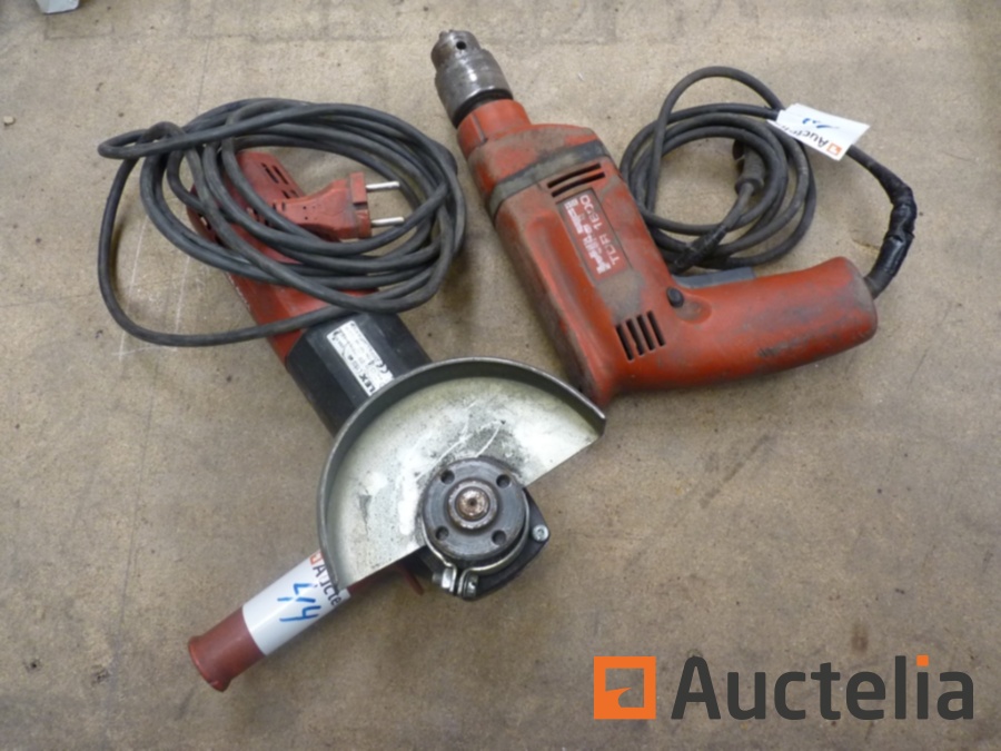 Hilti TDR1600 drill Flex L1500BR trimmer Hand tools auctelia