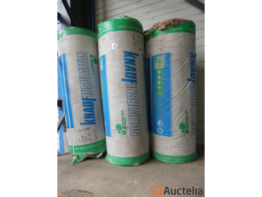 Leftover of KNAUF Multifit rockwool insulation rolls 035 - Constructio ...