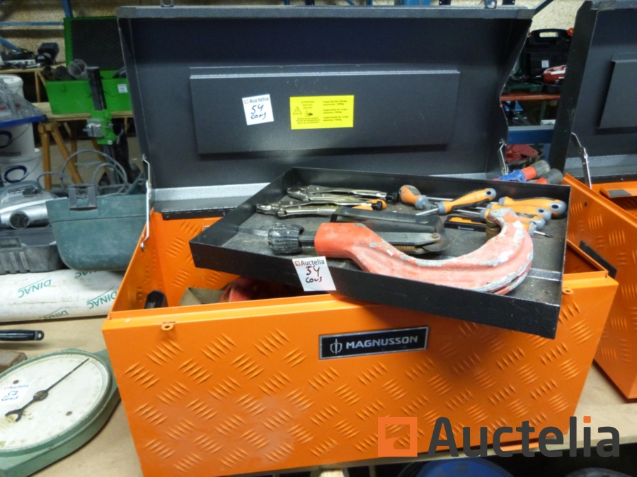 Magnusson Tool box and content - Construction - Others - Hand tools ...