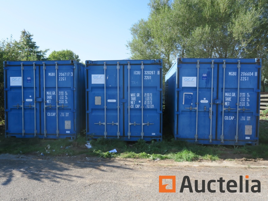 Maritime container 33 m³ with vertical coil, ferrules manufacturing ma ...