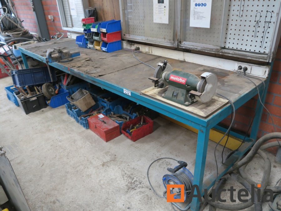 Metal Workbench Grinder Vice Workbench auctelia