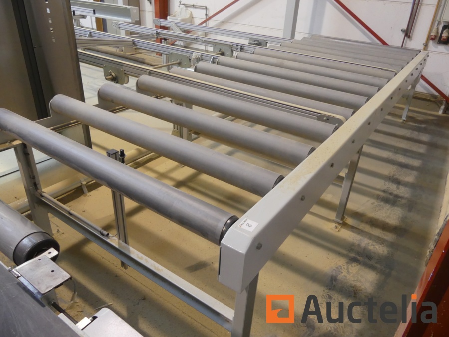 Motorized angular return roller Table - Roller table - auctelia.com