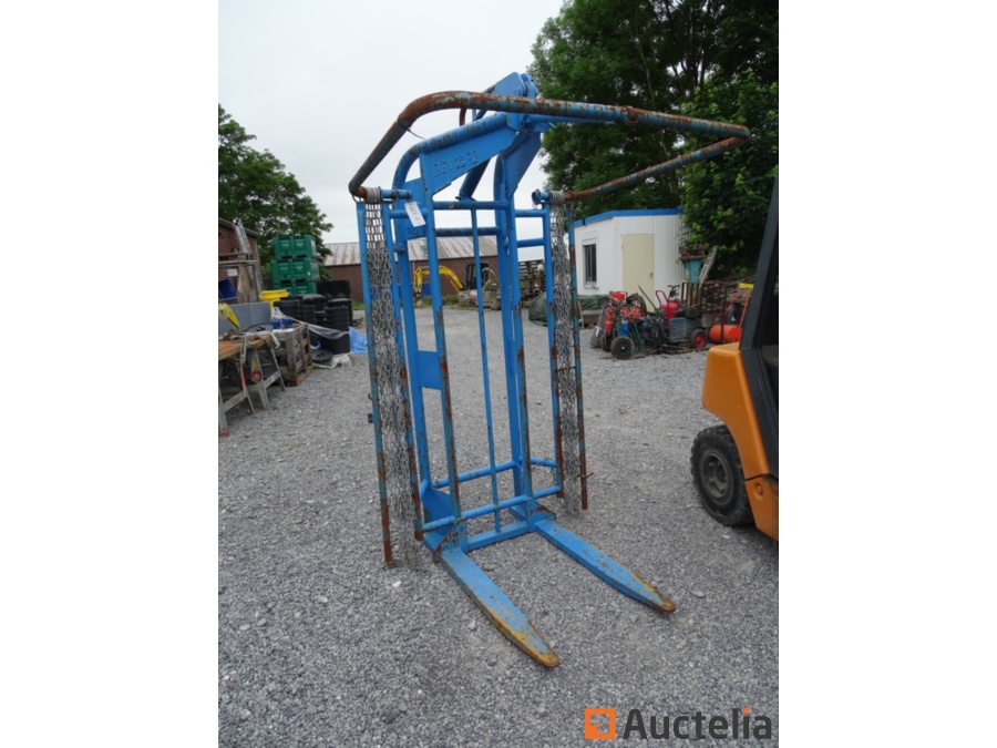 pallet 2T Fork with safety chains - Accessories - Forks - auctelia.com