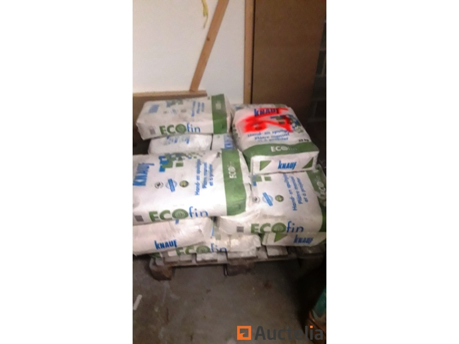 Pallet of manual plaster or to project Knauf - Construction - Construc ...