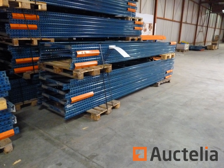 Pallet racks Polypal - 12 Upright Frame 450 cm and 66 horizontal beam ...
