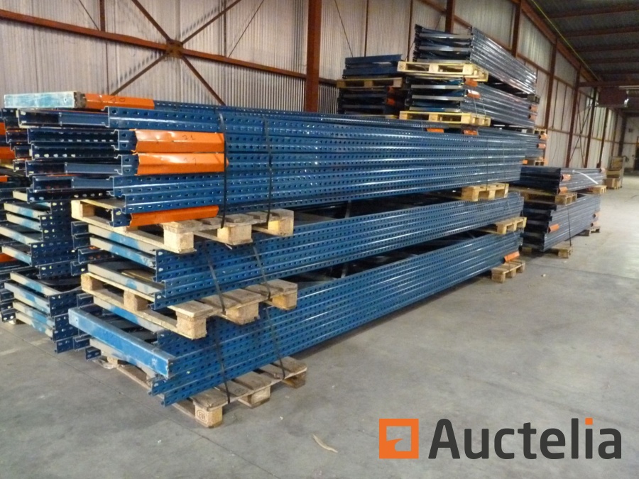 Pallet racks Polypal - 29 Upright Frame 550 cm and 168 horizontal beam ...
