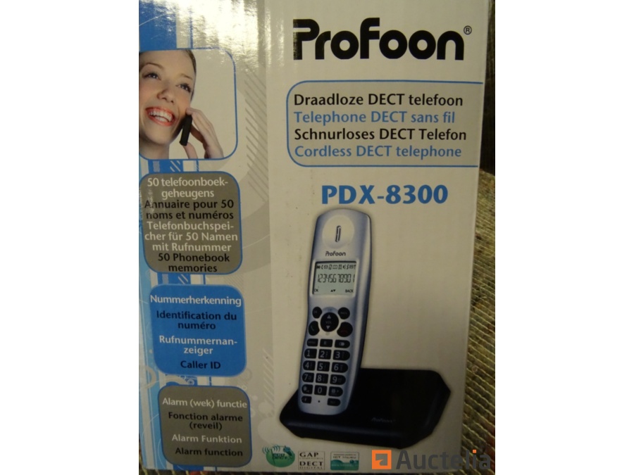 PDX-8300 Profoon cordless DECT Phone - Consumer goods - Other consumer ...