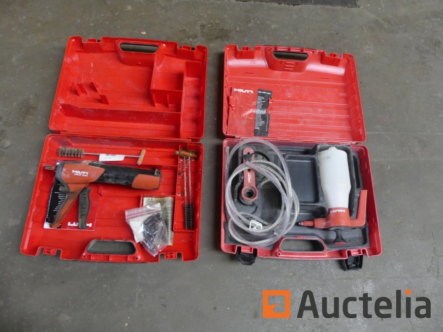Pistol for double component Hilti, box for drilling Hilti tiles - Hand ...