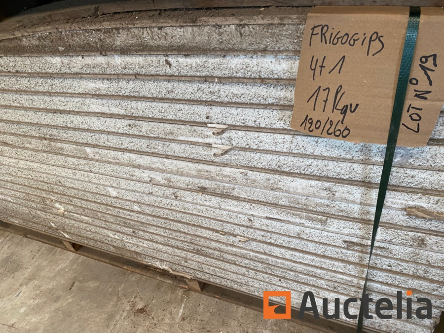 Plasterboard with frigolite - Construction - Plaster - auctelia.com