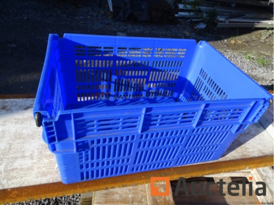 Plastic storage bins with perforated walls, closed bottom: 10 pieces ...