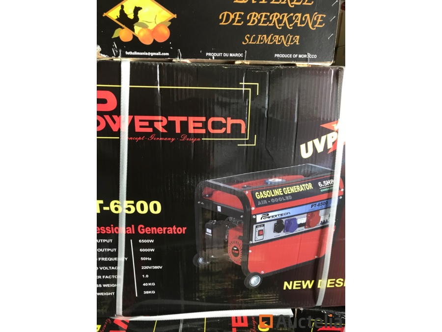 Powertech PT-6500 generator on wheels - Construction - Generators ...