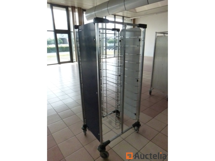Rack on casters for meal tray CidelRoll Cidelcem - Food processing mac ...