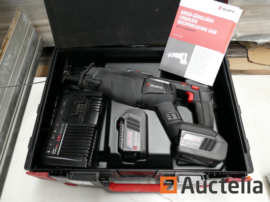 Reciprocating saw Würth AFS 18 compact - Hand tools - auctelia.com