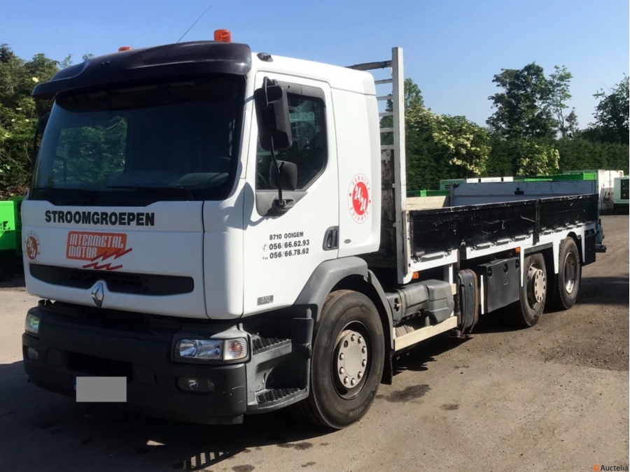 Renault Premium 370.26 6X2/4 - Trucks - Flatbed/Dropside trucks ...