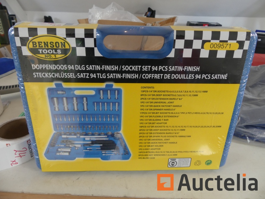 Sockets box 94 parts Benson 009571, chain Hoist 1 tonne Benson 000117 ...