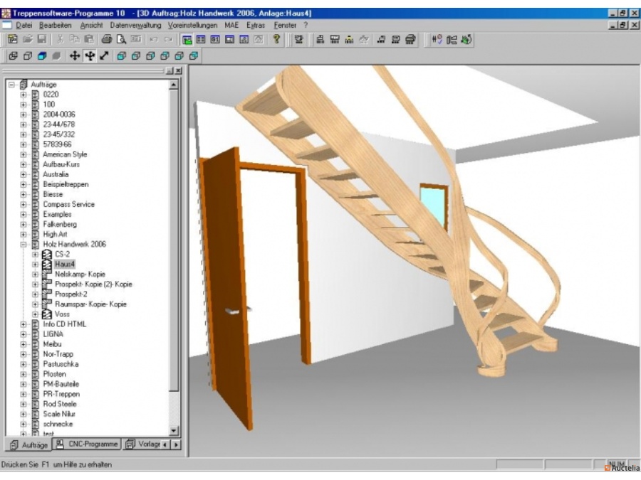Stair design software CAD / CAM Software Compass - Trappensoftware CAD ...
