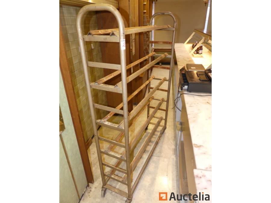Storage trolley for breads, bread shelf on wheels - Horeca - Bakery ...