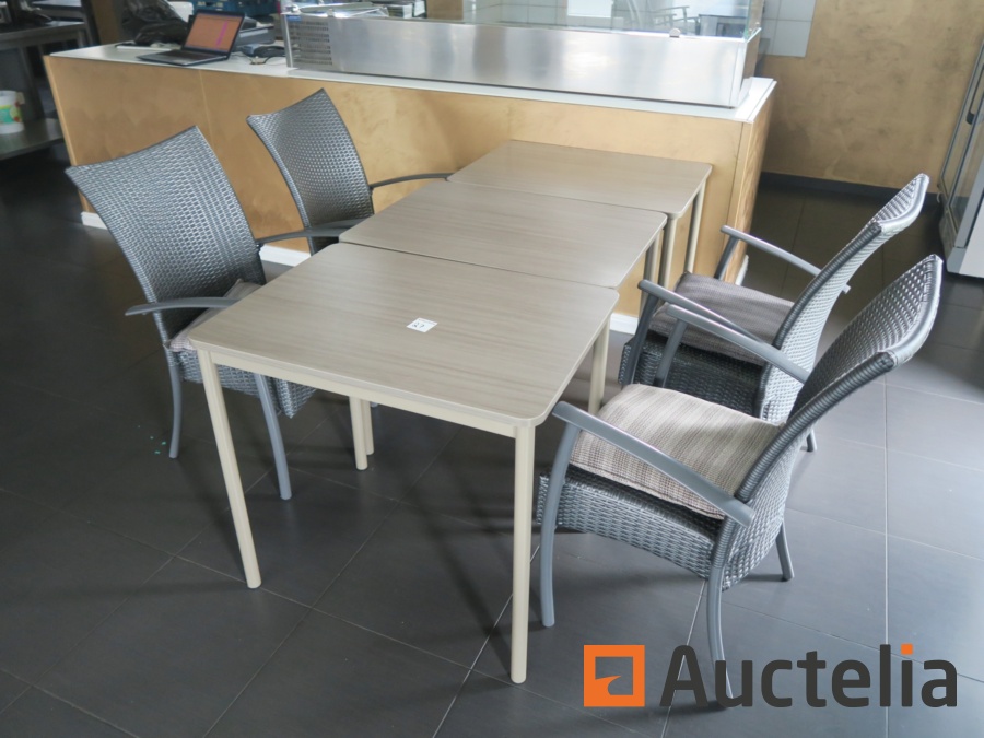 Tabels and chairs - Horeca - auctelia.com